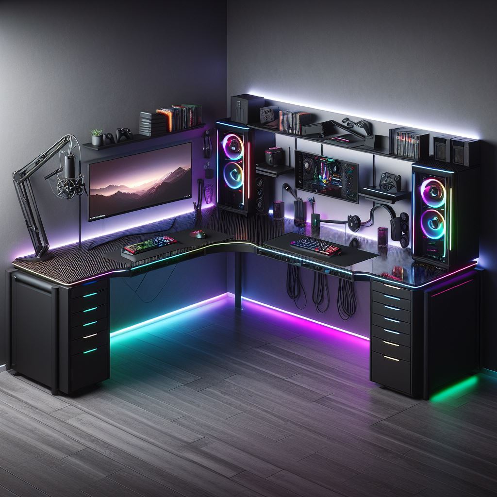 L-Shaped Gaming Desk: Optimize Your Gaming Setup - Gamer Insight Hub